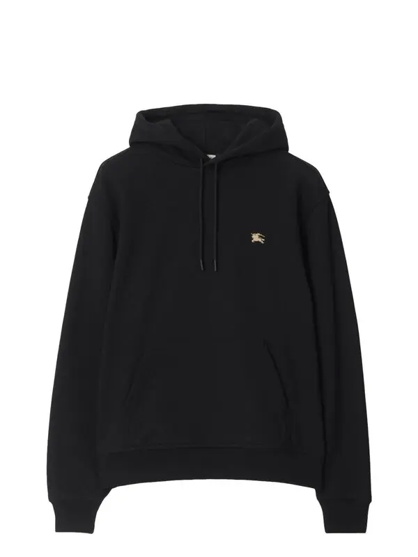 Burberry Logo Hoodie - Black