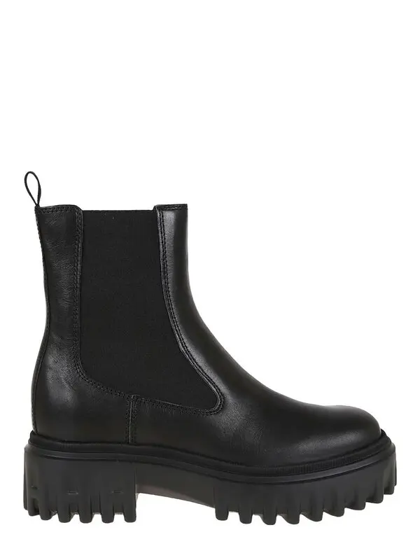Hogan H700 Leather Chelsea Boots - Black