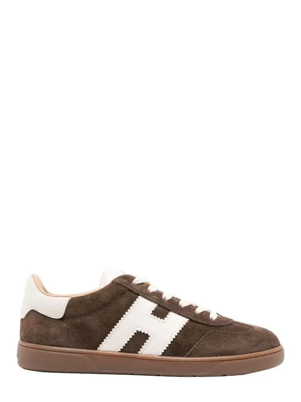 Hogan Leather Low-top Sneakers - Brown