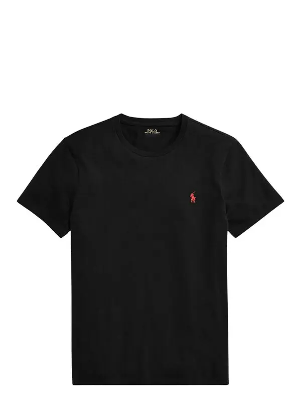 Dolce & Gabbana T-shirt With Logo Plaque - Black