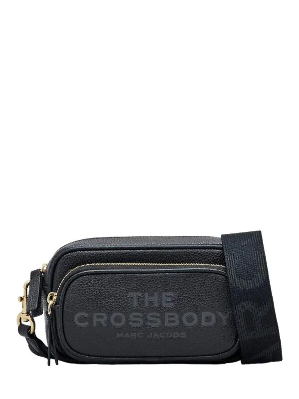 Marc Jacobs Crossbody Leather Shoulder Bag - Black