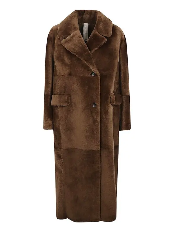 FURLING BY GIANI Long Coat - Brown