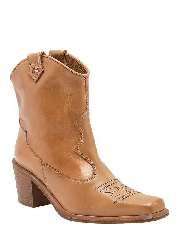Free People Wandering Western Boots - Toffee Leather
