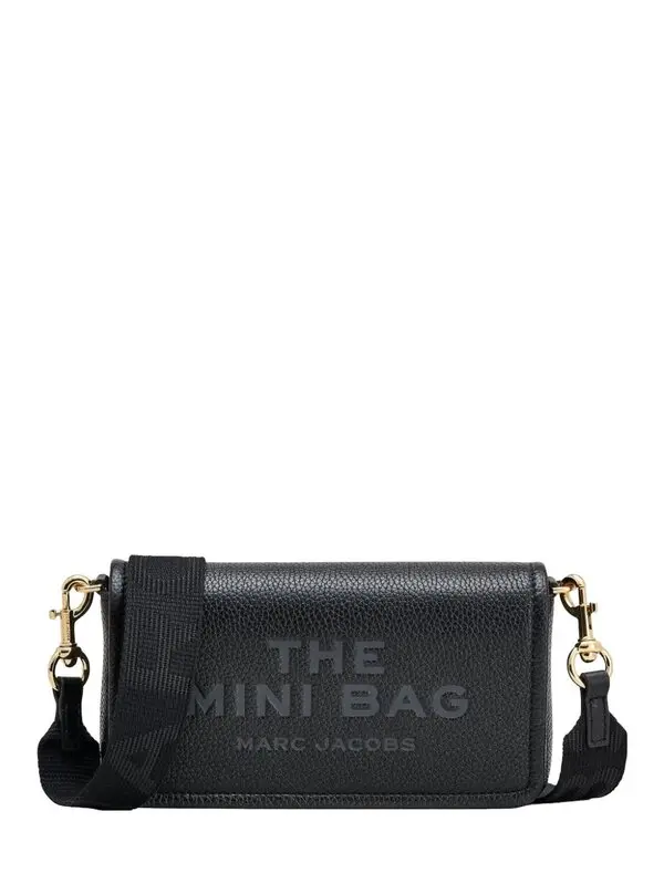 Marc Jacobs Leather Crossbody Bag - Black