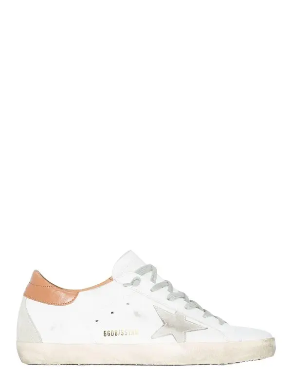 Golden Goose Super-star Leather Sneakers - Brown