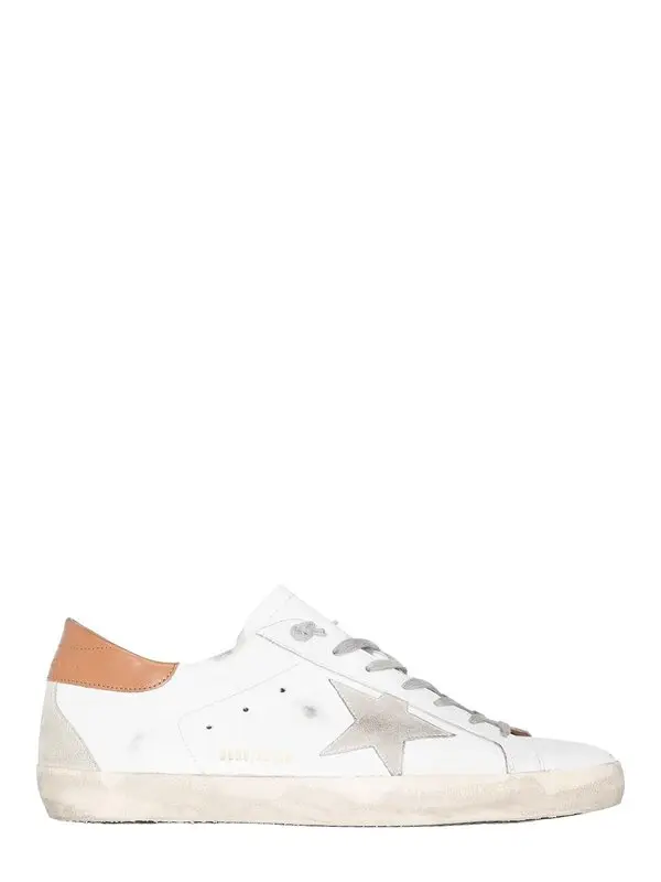 Golden Goose Super-star Leather Sneakers - Orange