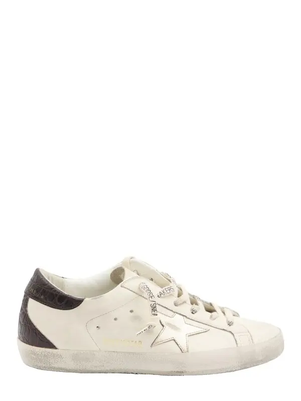 Golden Goose Super-star Leather Sneakers - Red