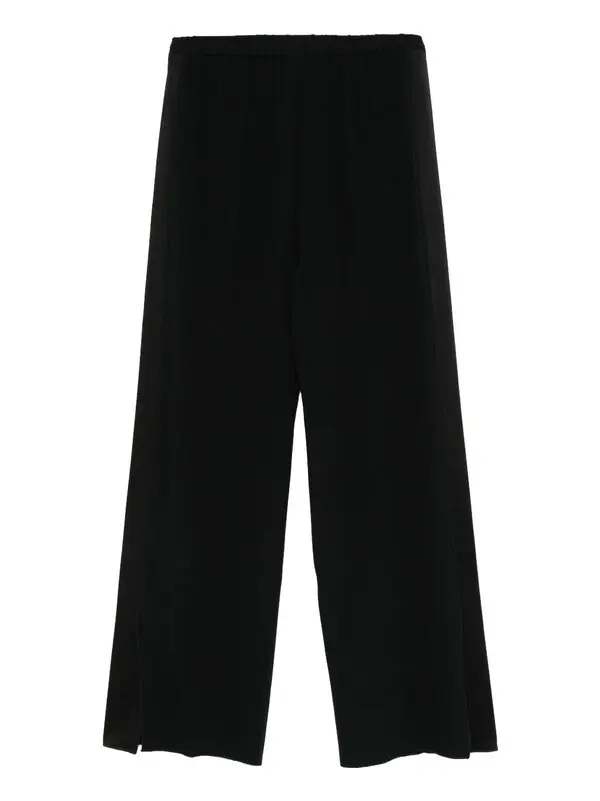 FORTE_FORTE Satin Trousers - Black