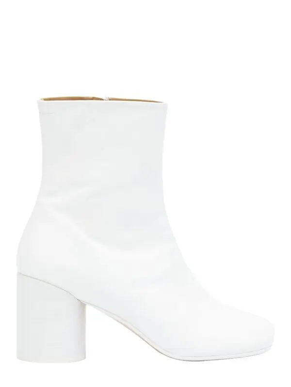 TOD'S Leather Ankle Boots - White