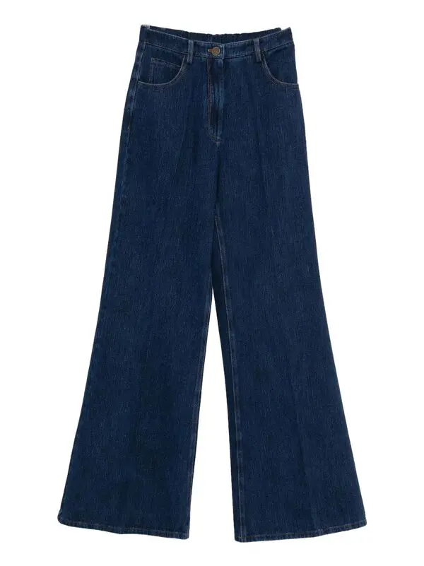 FORTE_FORTE Flared Denim Jeans - Blue
