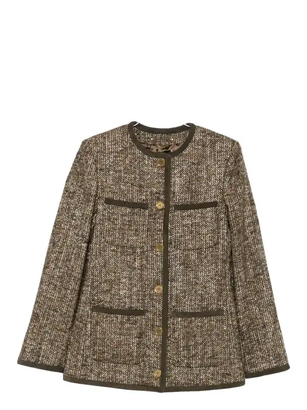 Golden Goose Wool Blend Jacket - Brown