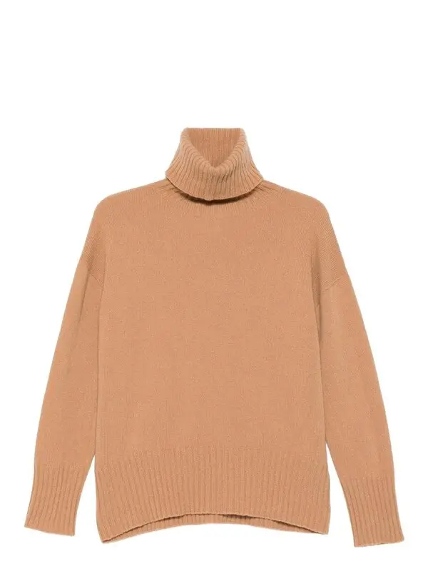 Ermanno Scervino Wool Turtleneck Sweater - Beige