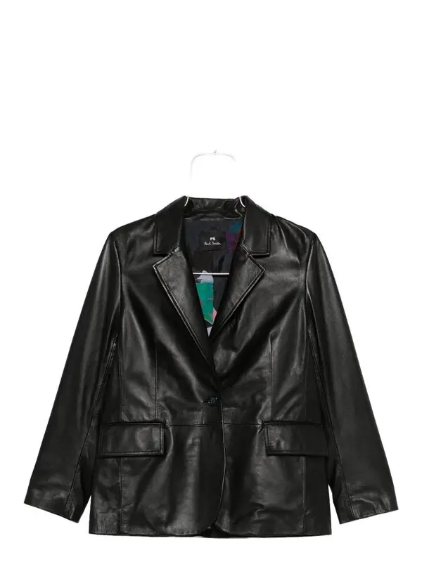Emporio Armani Leather Jacket - Black