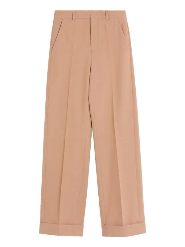 Brunello Cucinelli Wool Trousers - Beige