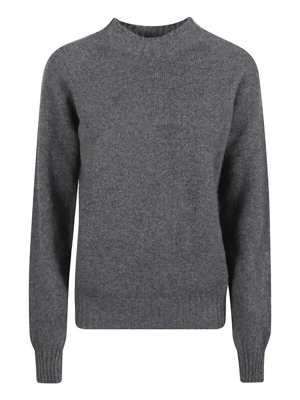DRUMOHR Crew Neck Knit Sweater - Grey