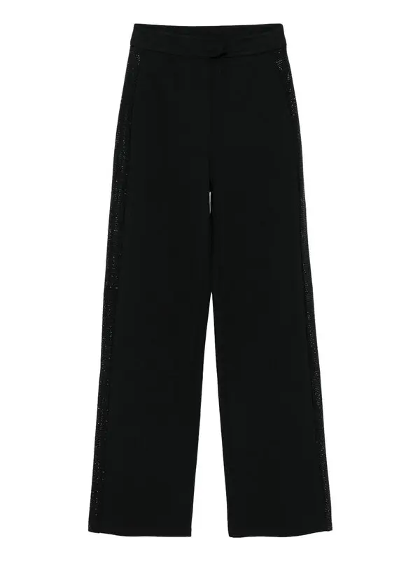 ALYSI Wide Leg Trousers - Black