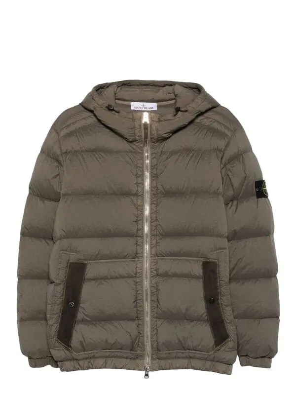 Herno Hooded Down Jacket - Green