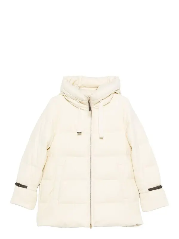 Herno Hooded Down Jacket - White