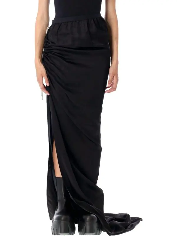Rick Owens Long Skirt - Black