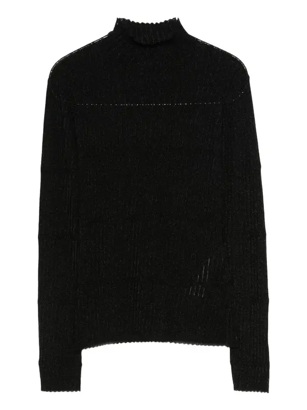 Norma Kamali Turtleneck Sweater - Black