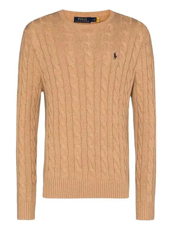 Polo Ralph Lauren Cable Knit Sweater - Beige