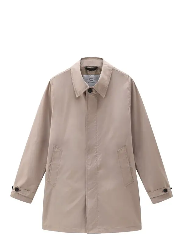 Woolrich City Car Coat Jacket - Beige