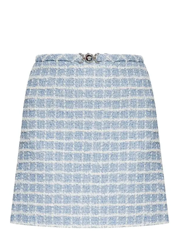 Marc Jacobs Tweed Mini Skirt - Blue