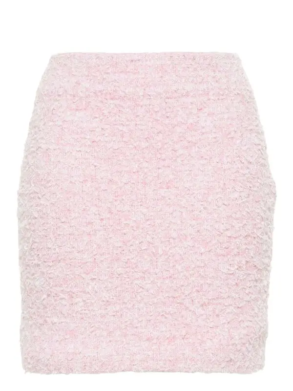 Marc Jacobs Tweed Mini Skirt - Pink