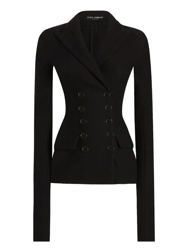 TOTEME Wool Blazer Jacket - Black