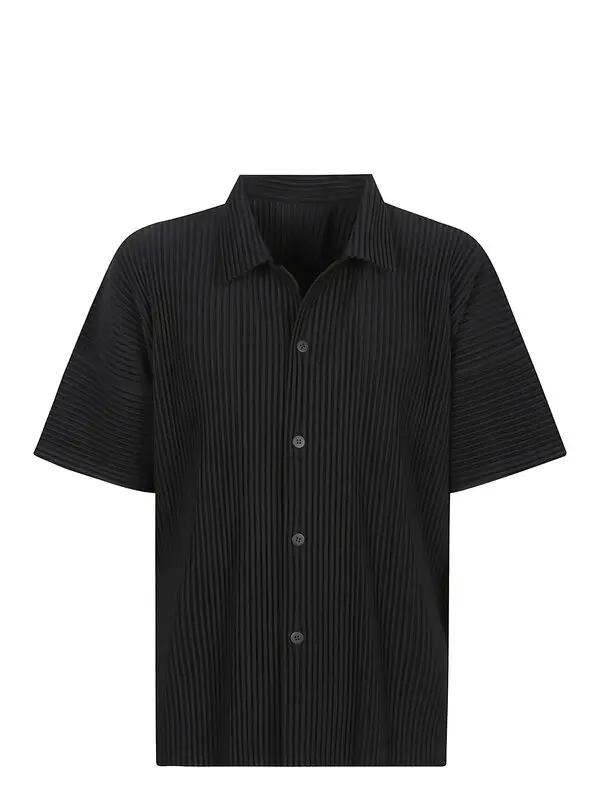 Issey Miyake Short-sleeved Shirt - Black