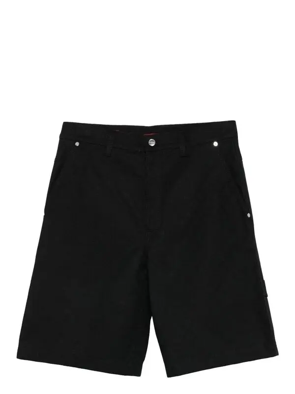 Gucci Gg Canvas Bermuda Shorts - Black