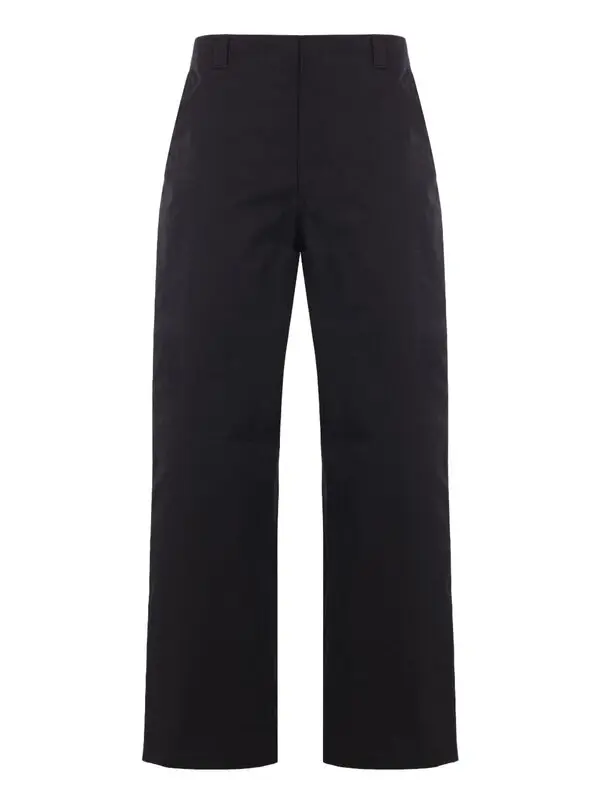 Gucci Cotton Twill Trousers - Black