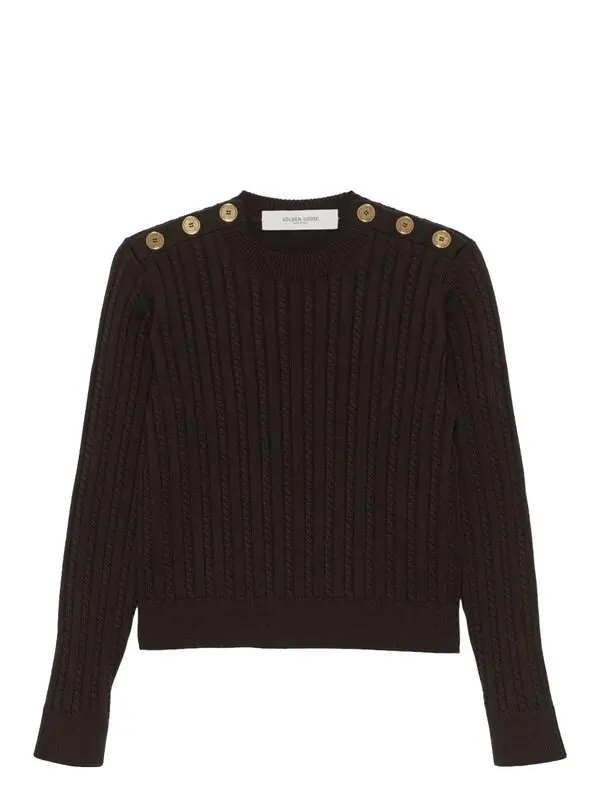 Gucci Wool Crewneck Sweater - Brown