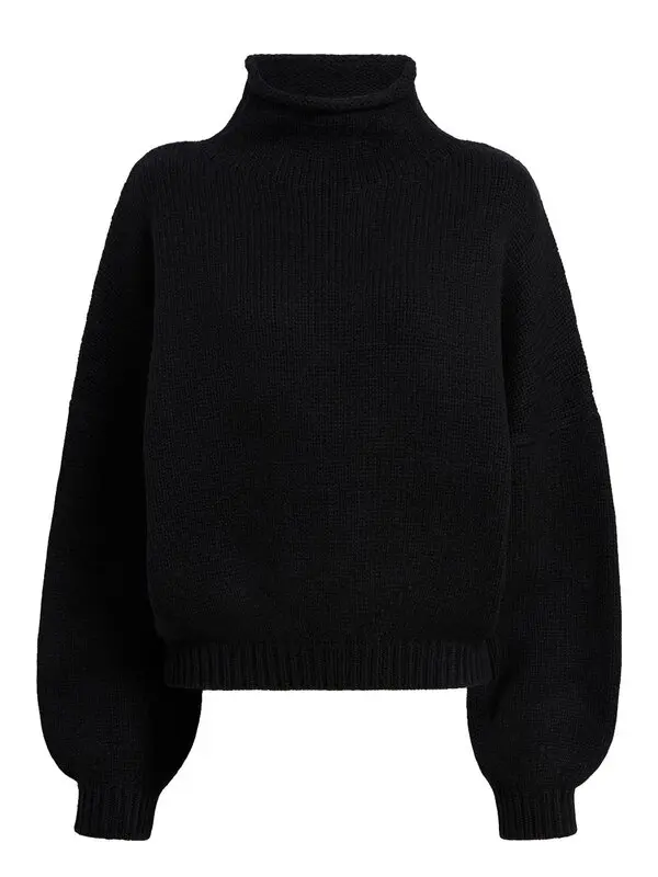 Avant Toi Cashmere Turtleneck Jumper - Black