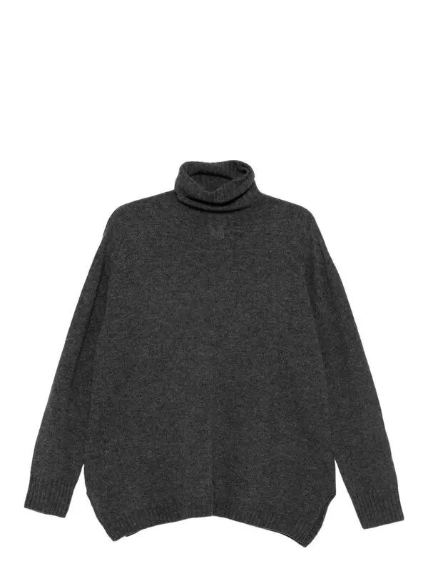 Avant Toi Cashmere Turtleneck Jumper - Grey