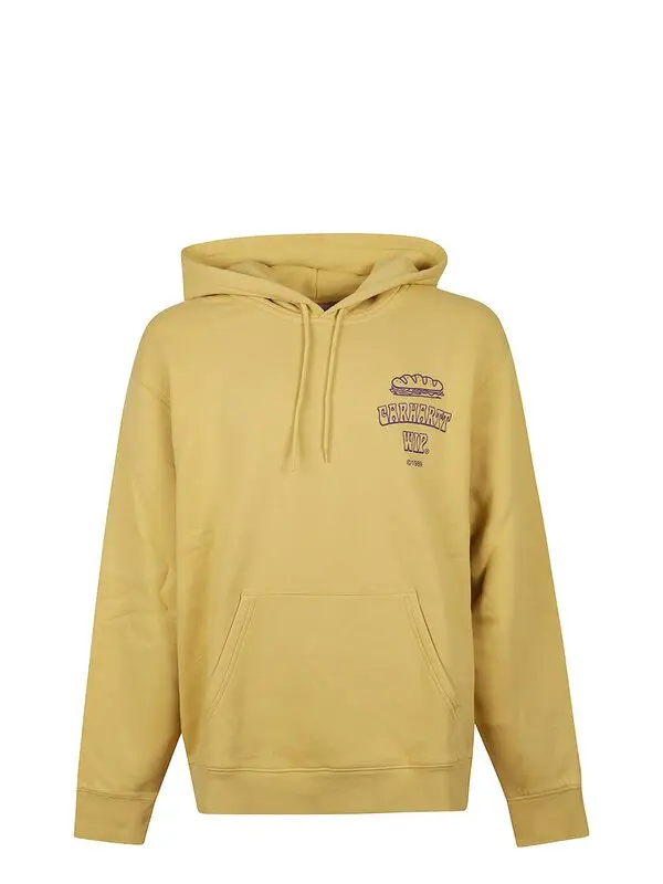 Carhartt Work In Progress Sweatshirt With Prints - Yellow