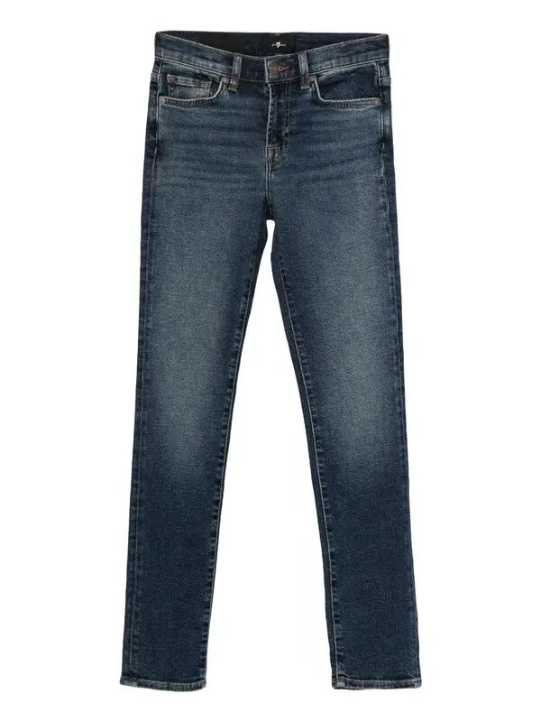 7 For All Mankind Roxanne Skinny Jeans - Blue