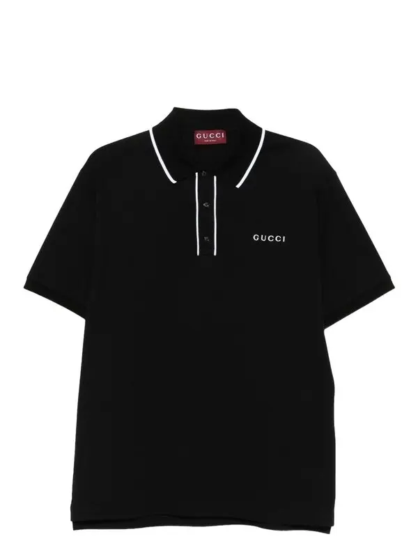 TOM FORD Lyocell Piquet Polo Shirt - Black