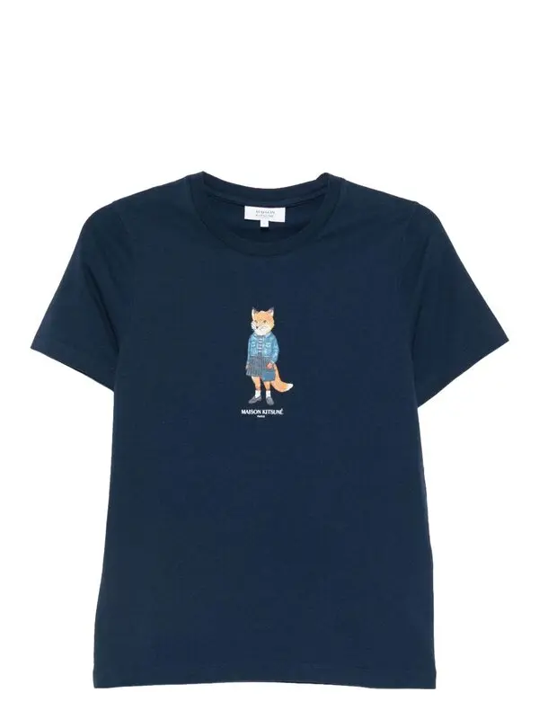 Maison Kitsuné Dressed Fox T-shirt - Blue