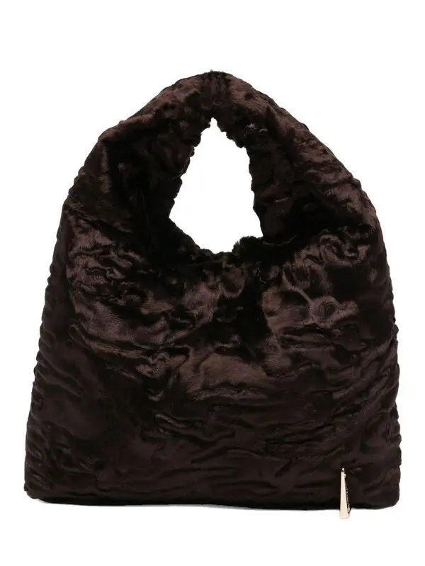 LA MILANESA Lisa Small Shoulder Bag - Brown