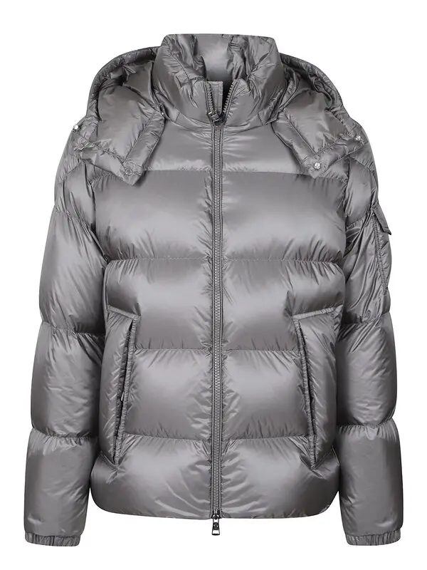 Moncler Couyere Hooded Down Jacket - Grey