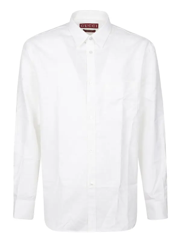 Gucci Oxford Cotton Shirt - White