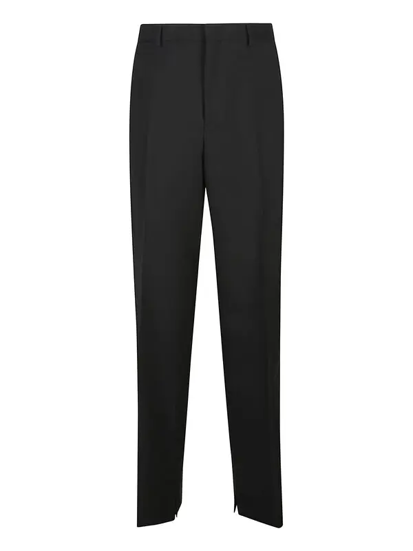 Gucci Wool Gabardine Trousers - Black