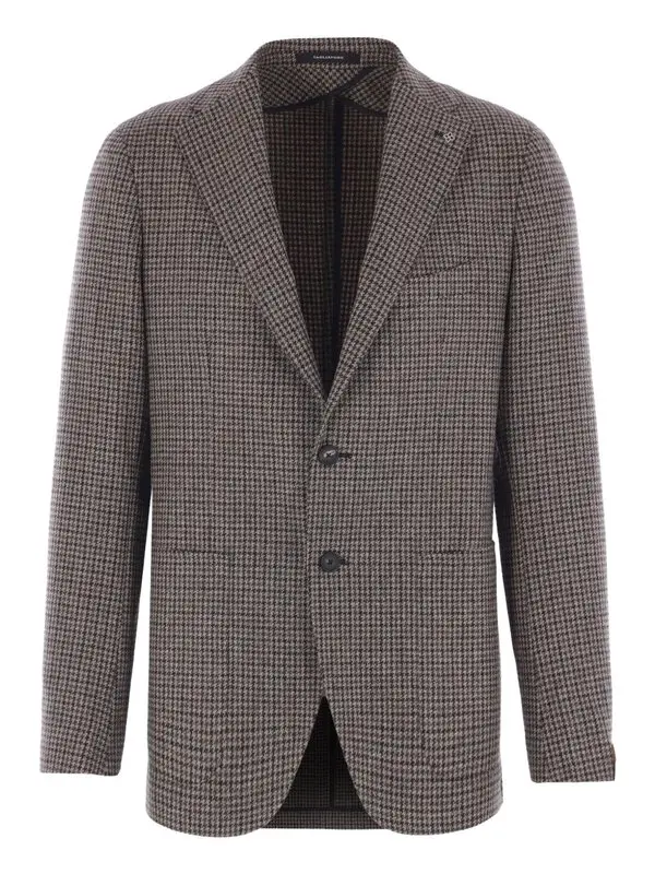 Tagliatore Wol Bottoned Blazer Montecarlo - Black