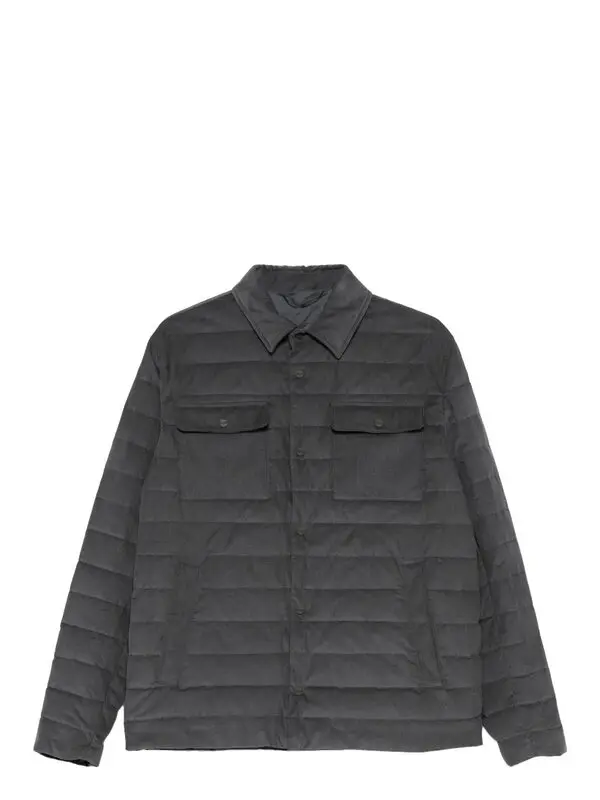 Herno Quilted Down Jacket - Grey