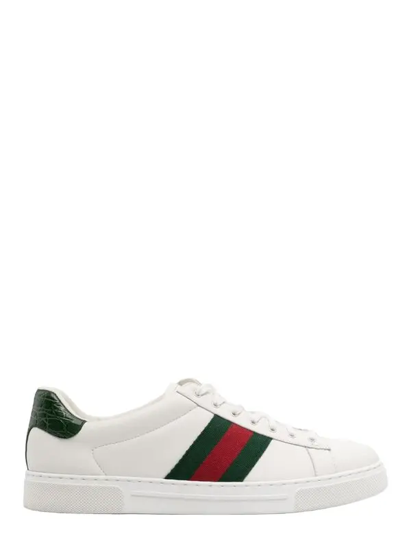 Gucci Ace Leather Sneaker - White