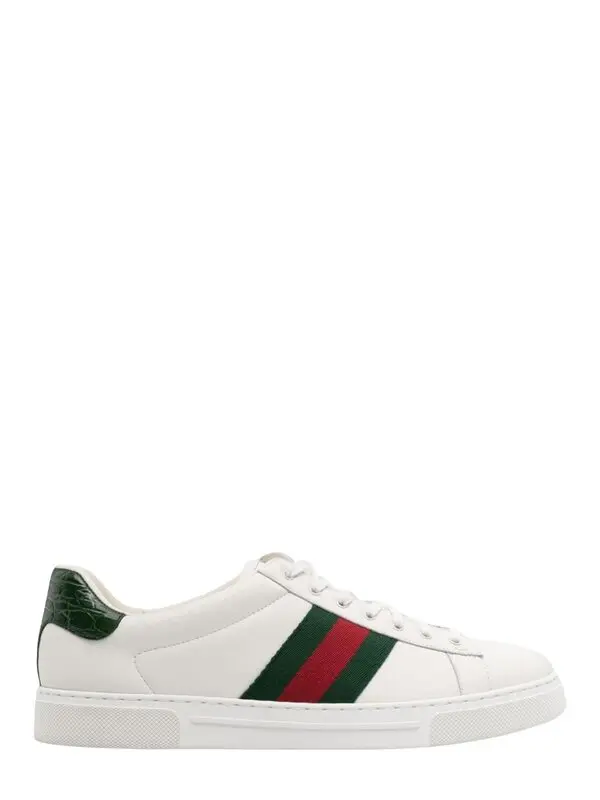 Gucci Ace Leather Sneaker - White