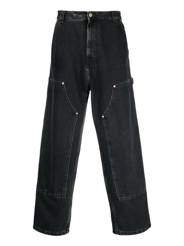Carhartt Work In Progress Nash Double Knee Jeans - Black
