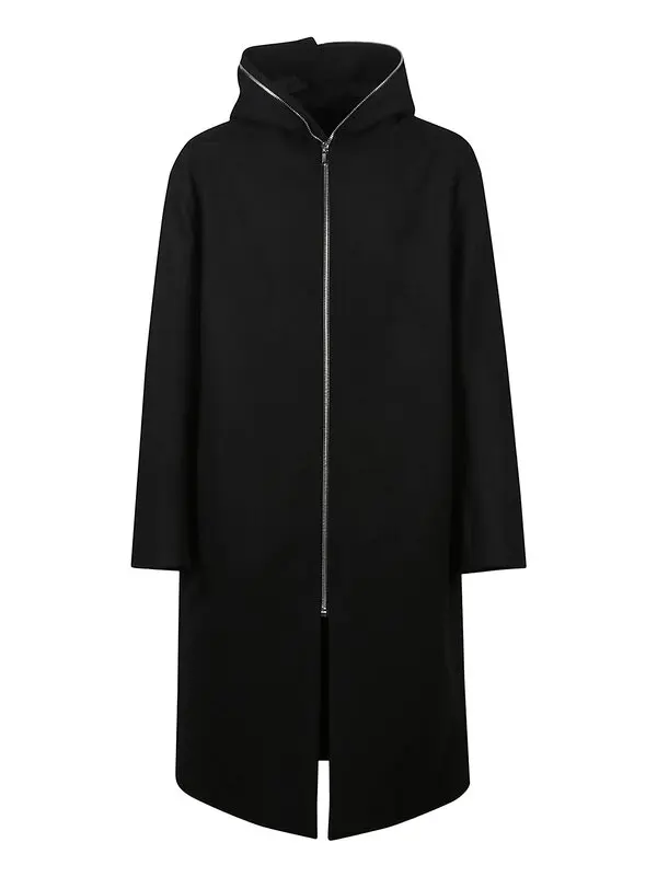Rick Owens Gimp Mac Coat - Black