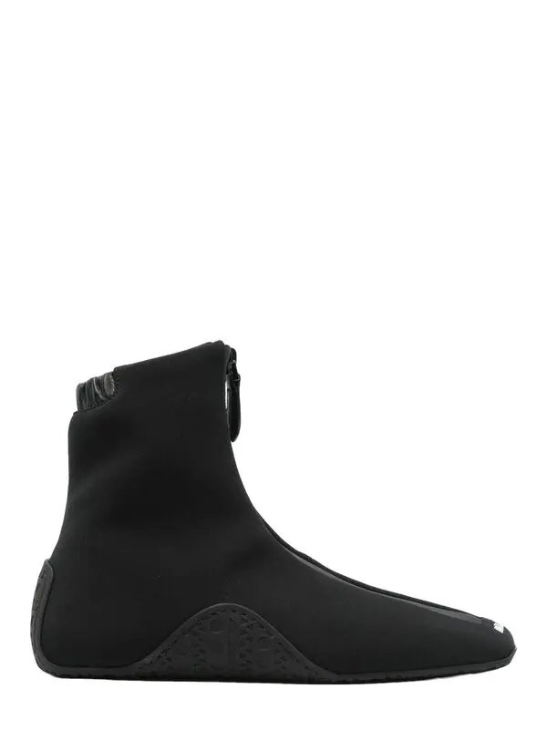 Alaïa Zipped Ankle Sneakers - Black